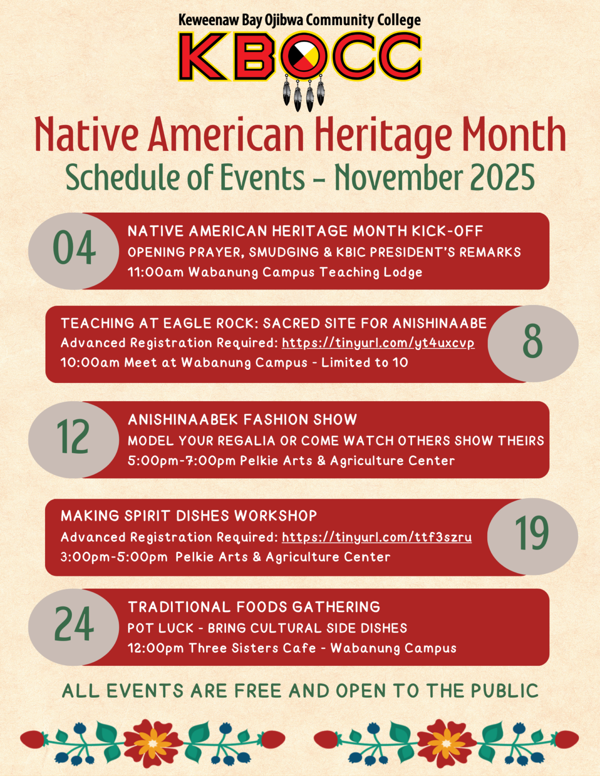 Native American Heritage Month Events - Keweenaw Bay Ojibwa Community ...